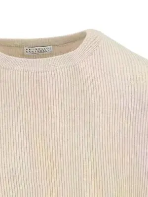 Brunello Cucinelli Ribbed Crewneck Sweater
