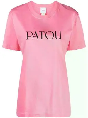 PATOU Logo-print Organic Cotton T-shirt