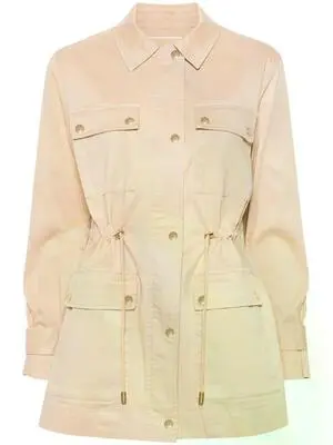 Michael Kors Twill Military Coat