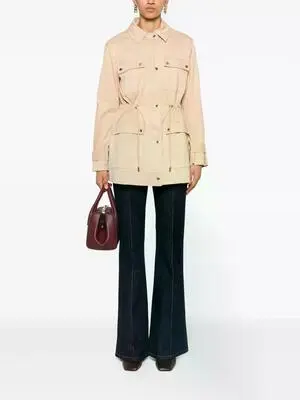 Michael Kors Twill Military Coat