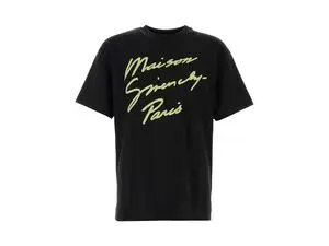 Givenchy Slogan Embroidered Crewneck Sweat-shirt T-shirt - Black