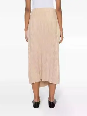 BY MALENE BIRGER Chunky-ribbed Asymmetric Skirt