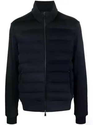 Herno Funnel-neck Padded Jacket - Blue