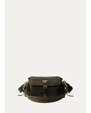 Prada Explore Medium Re-Nylon Shoulder Bag Forest