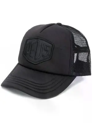 Deus Ex Machina Logo Patch Trucker Cap - Black
