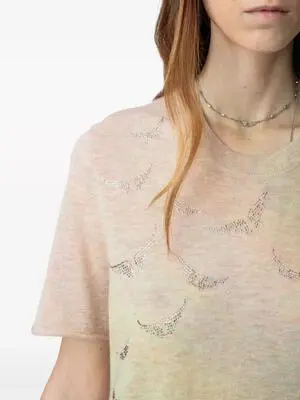 Zadig&Voltaire Cashmere Top With Crystal Embellishments