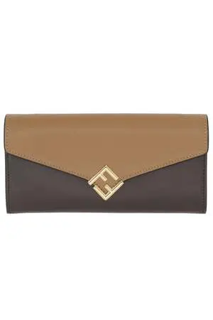 Fendi Wallet On Chain - Chocolate+cappuccino