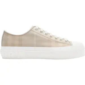 Burberry Trimmed Sneakers For Women