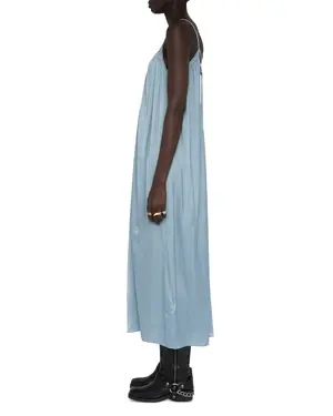 Zadig&Voltaire Ristym Satin Maxi Dress - Sky