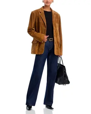 Staud Natalie Suede Jacket