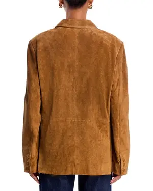 Staud Natalie Suede Jacket
