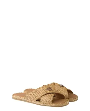 Prada Raffia Sandals