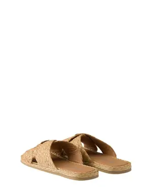 Prada Raffia Sandals