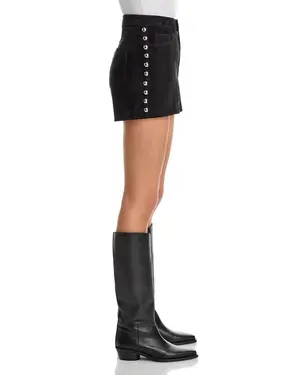 Cinq À Sept Studded Suede Shannon Shorts