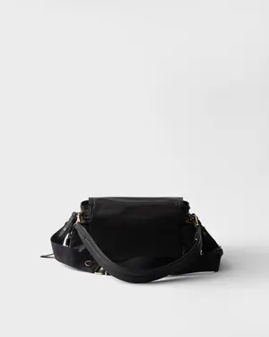 Prada Nappa Leather Shoulder Bag - Black