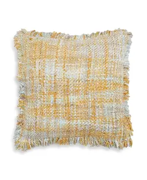 TOV FURNITURE Frazzle Square Cushion - Yellow