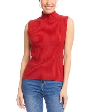 Karen Kane Turtleneck Sweater - Tomato