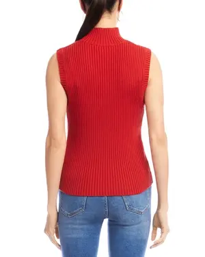 Karen Kane Turtleneck Sweater - Tomato