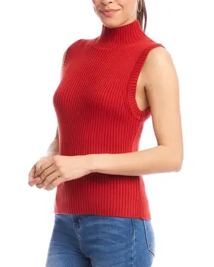 Karen Kane Turtleneck Sweater - Tomato