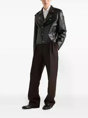 Prada Leather Jacket - Black