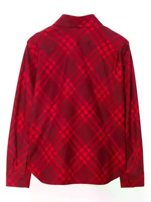 Burberry Check-pattern Cotton Shirt