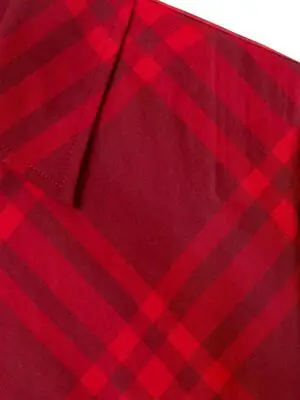 Burberry Check-pattern Cotton Shirt