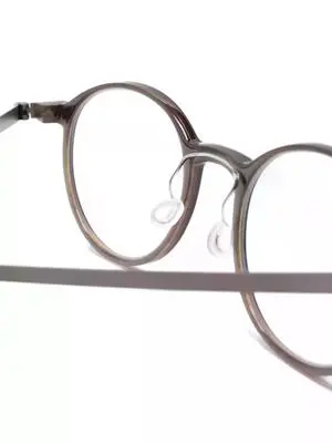 LINDBERG Buffalo Round Eyeglasses - Brown