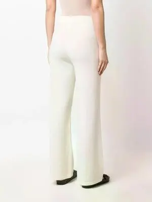 PAULA Ribbed Cashmere Flared Trousers