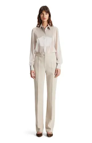 THEO THE LABEL Daphne High-waist Straight Leg Pants