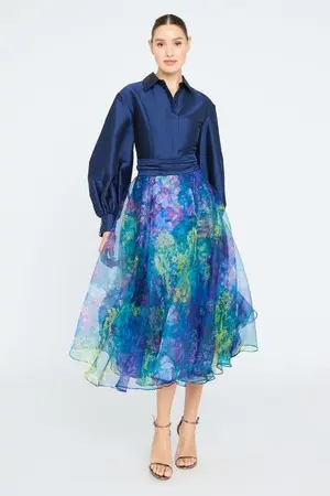 Theia Floral Day Dresses