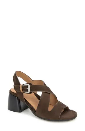 Chocolate Block Heel Sandals for Women