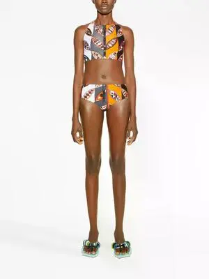 Emilio Pucci Graphic-print Bikini Bottom