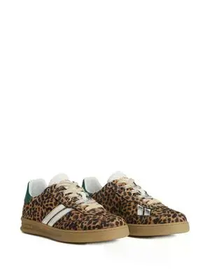 Woolrich Leopard-print Stripe Sneakers
