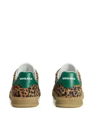 Woolrich Leopard-print Stripe Sneakers
