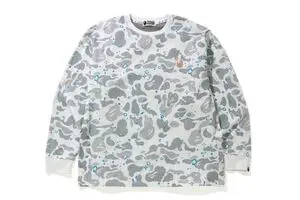 A BATHING APE Relaxed Space Camo Lt Tee Shirt