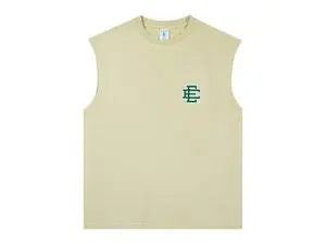 ERIC EMANUEL Ee Basic Cutoff Tank - Washed Lint/green