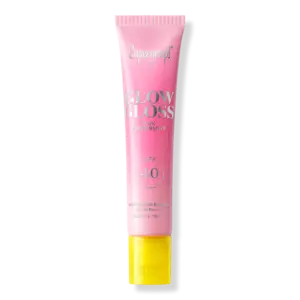 Supergoop!® Glow Gloss Spf 40 Lip Balm With Peptides & Shea Butter - Pink Pepperment