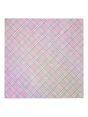 Burberry Check Scarf - Pink