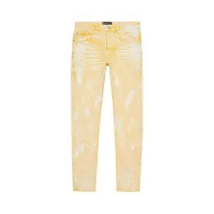 PURPLE BRAND Low Rise Skinny Jeans - Yellow