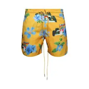 Rhude Loix Swim Trunks - Yellow