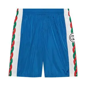Gucci Waterproof Nylon Shorts With Interlocking G
