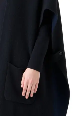 Akris Reversible Double Face Cashmere Cape
