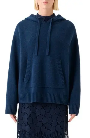 Akris Oversized Cashmere Hoodie