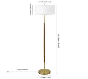 HUDSON&CANAL Simone 2-light Floor Lamp