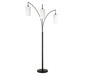 HUDSON&CANAL Aspen 3-light Torchiere Floor Lamp