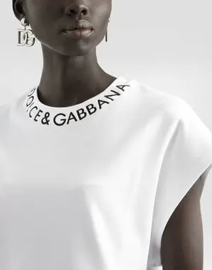 Dolce & Gabbana Jersey T-shirt With Logo
