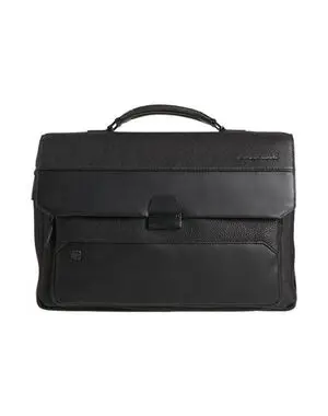 PIQUADRO Handbag In Cow Leather - Black
