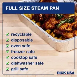 RICK USA Full Foil Pans 10-pack