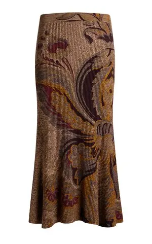 Printed Wool Skirts for Women