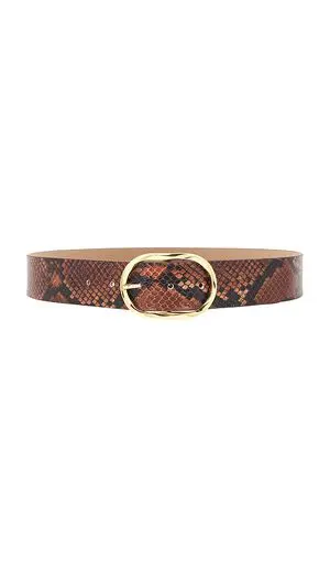 B-low The Belt Kyra Python Belt Cognac & Gold